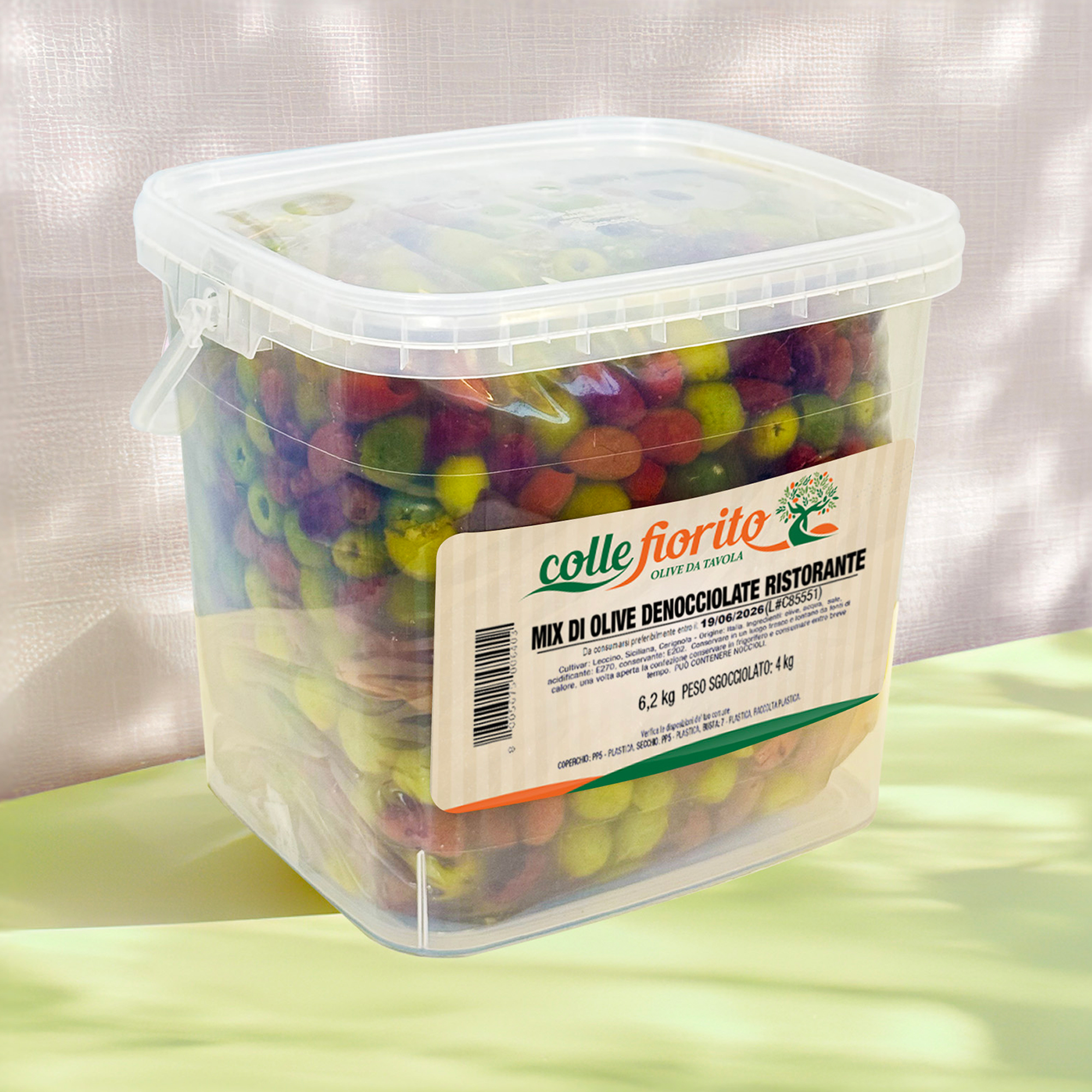 Mix di Olive Denocciolate Ristorante 4kg - Lo shop delle olive da ...